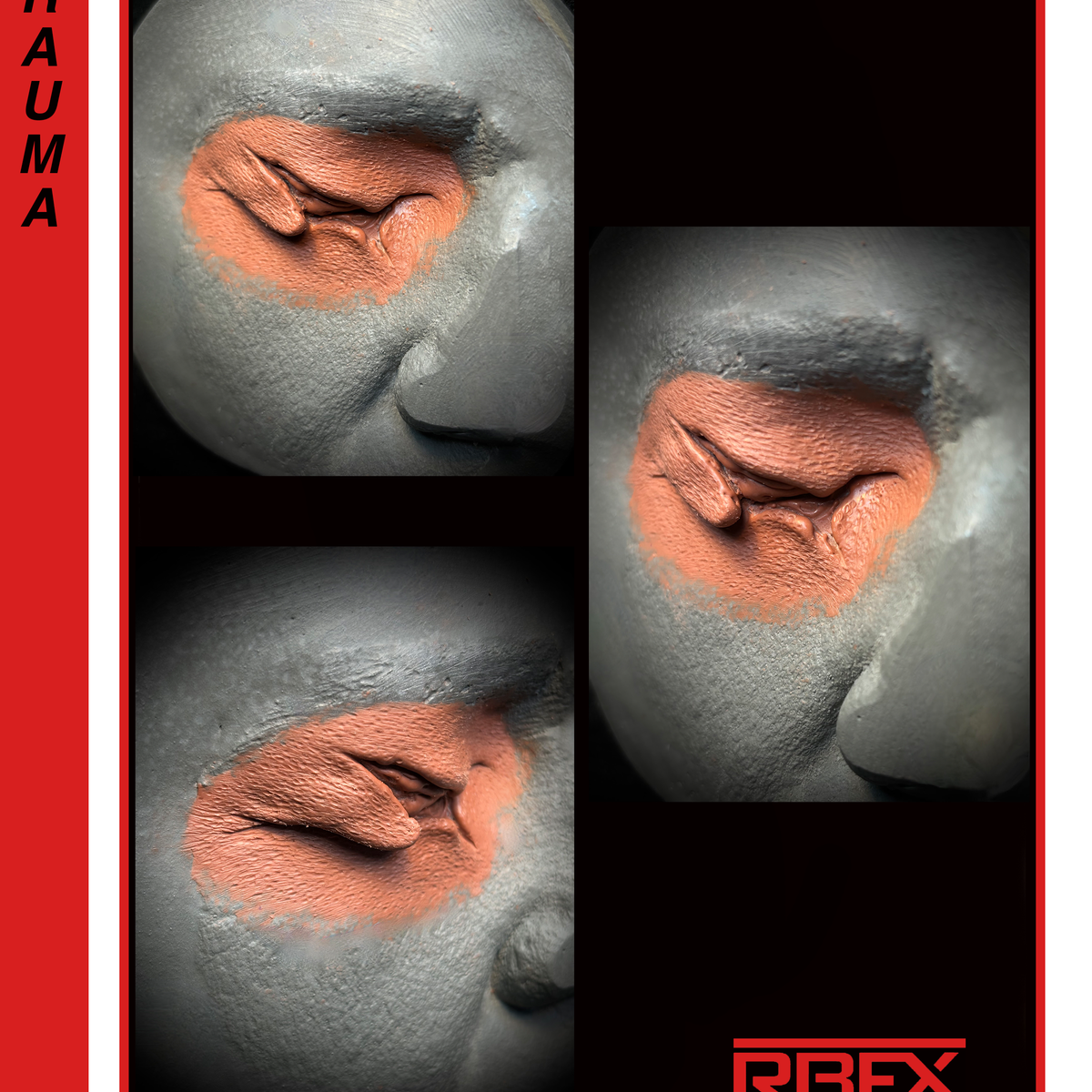 TFRE2 -Right Eye -Eye Trauma - Foam Latex – Motion Picture F/X Company