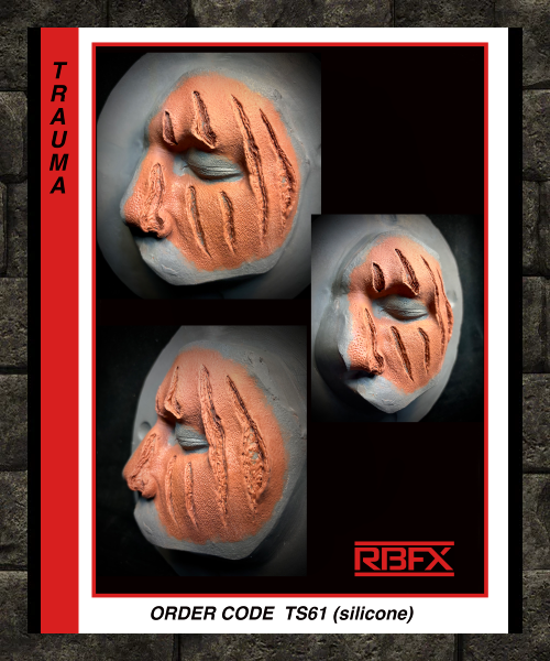 TS61 - Silicone left Eye Gouge/Slash - Silicone – Motion Picture F/X ...